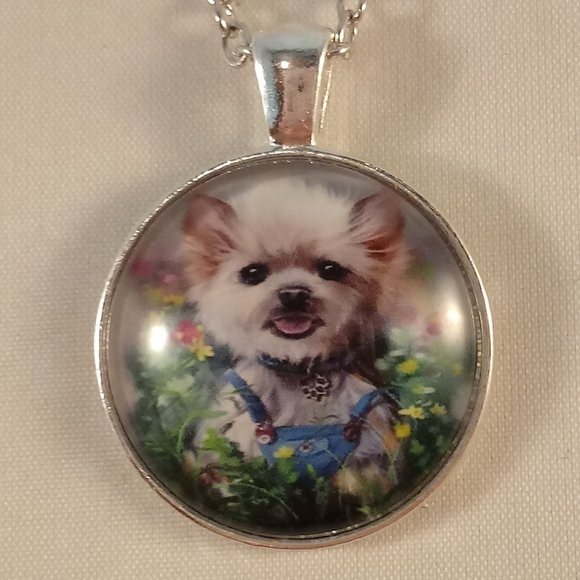 Kristy's Jewels | Jewelry | Silver Yorkshire Terrier Dog Puppy Yorkie ...